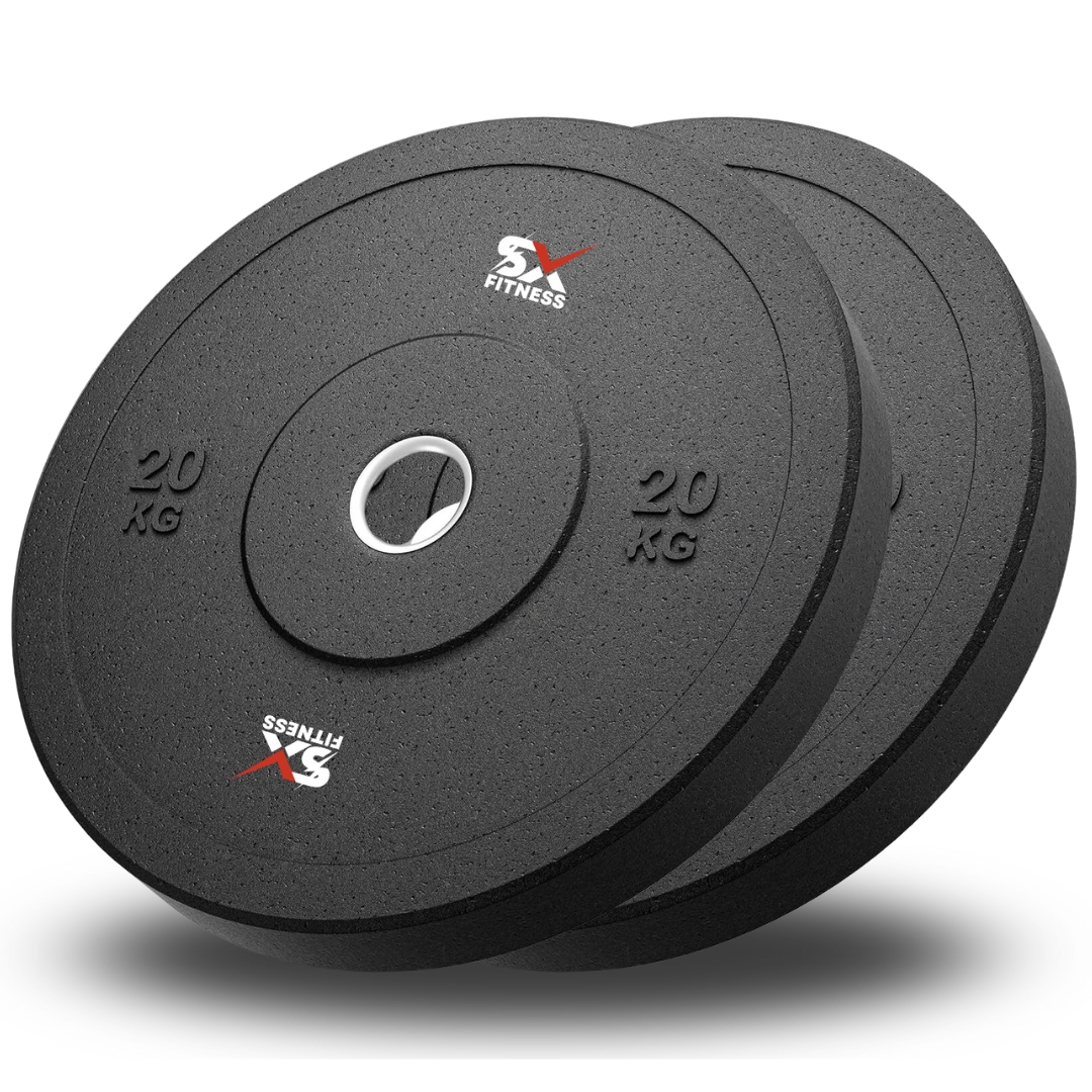 SX Fitness Spare Rubber Weight Plates 31MM Dia (20kg x 2) - 40KG Rubber ...